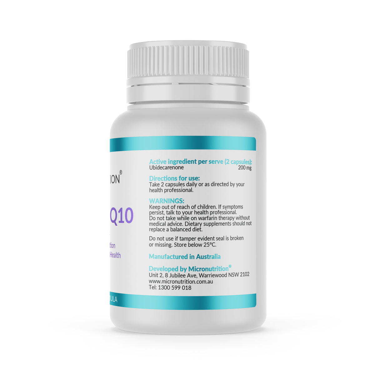LipoCap™ CoQ10 - 60 Capsules – Micronutrition